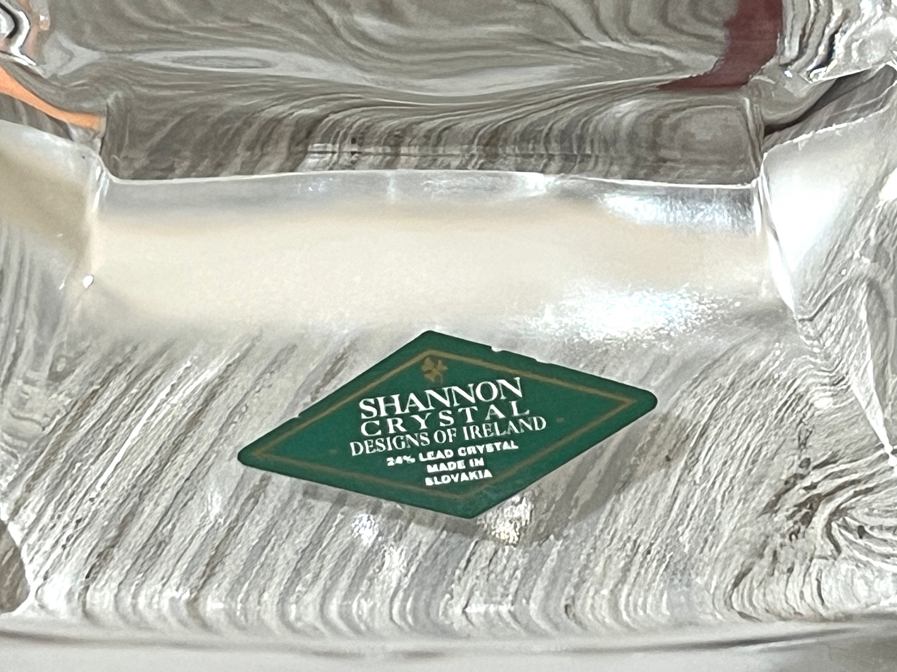 Vintage Lead Crystal Treble Cleft Glass Bookends by Shannon Crystal ...