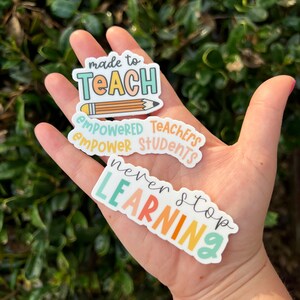 Teacher Sticker Pack, Motivation Teacher Sticker, Teacher Laptop ...