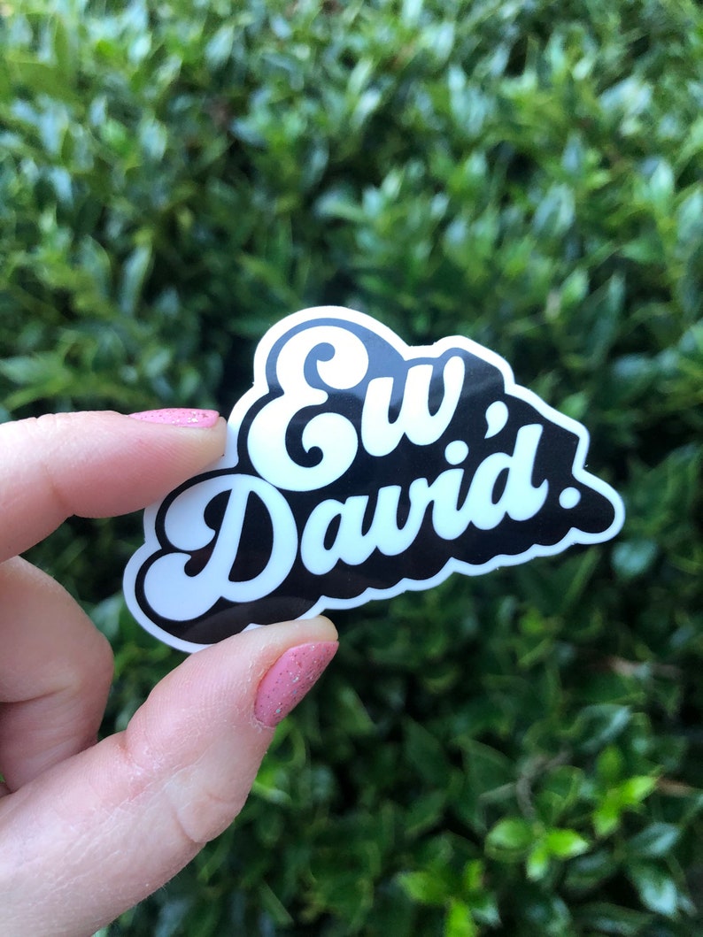 Ew David Sticker Schitts Creek Sticker Summer Stickers | Etsy