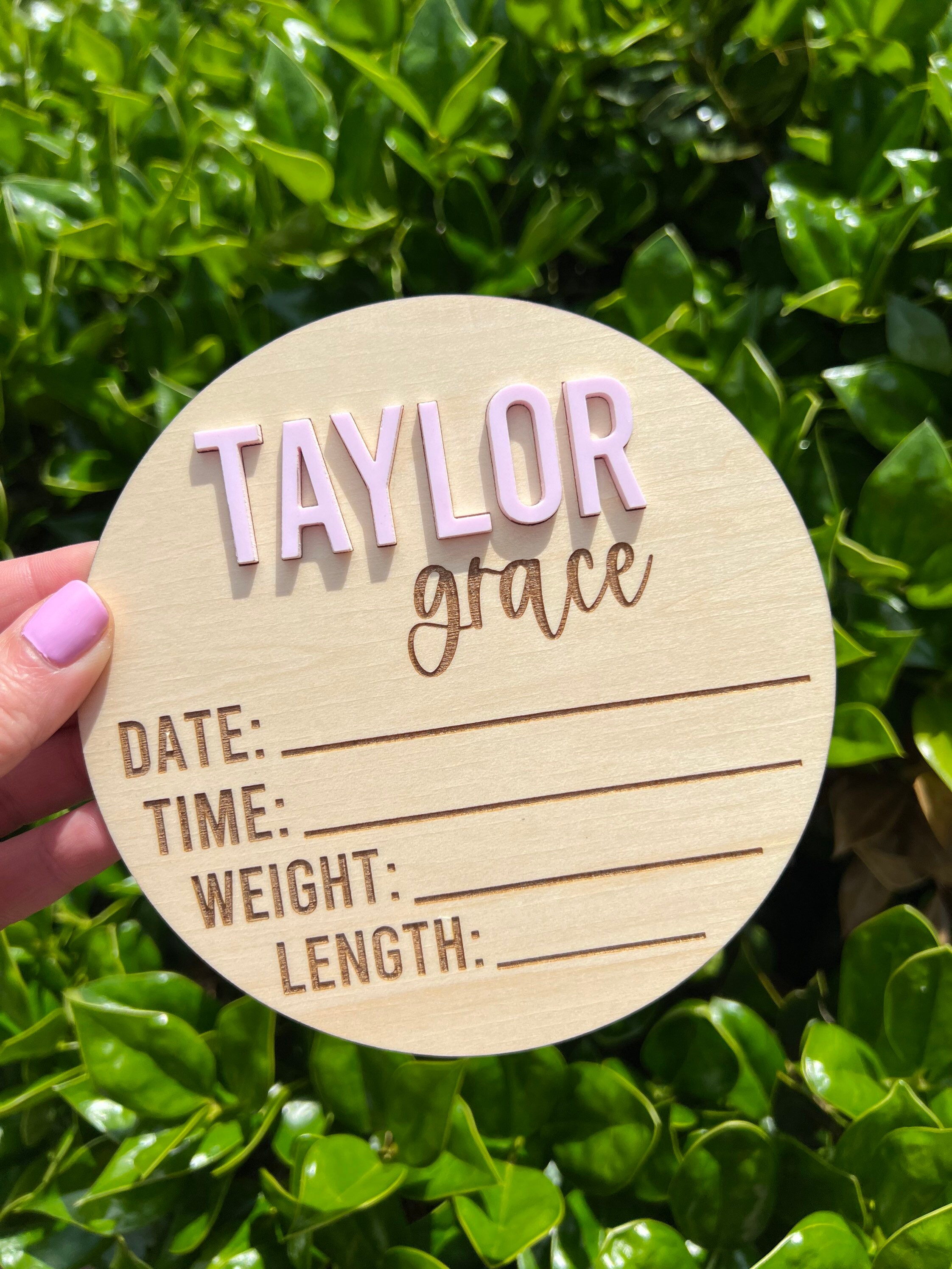 Baby Newborn Stats Sign Personalized Newborn Sign Baby - Etsy