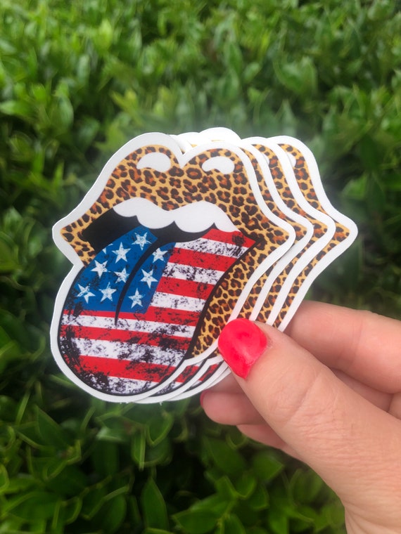 Cheetah Lips Sticker Cheetah Print Sticker Laptop Sticker - Etsy