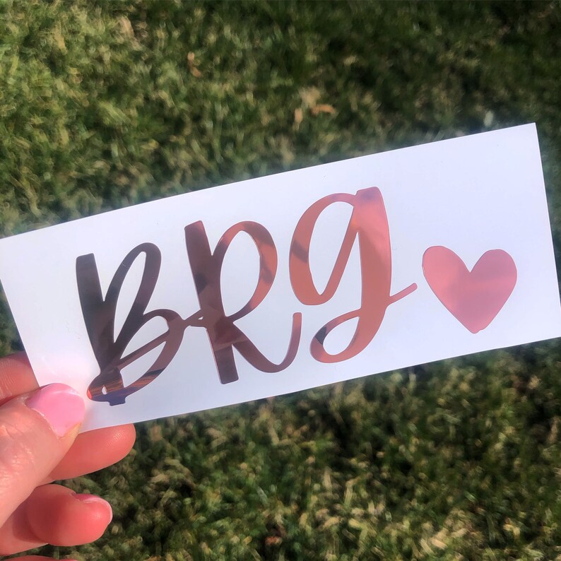 Initials Decal Initial Stickers Initials Monogram Decal - Etsy