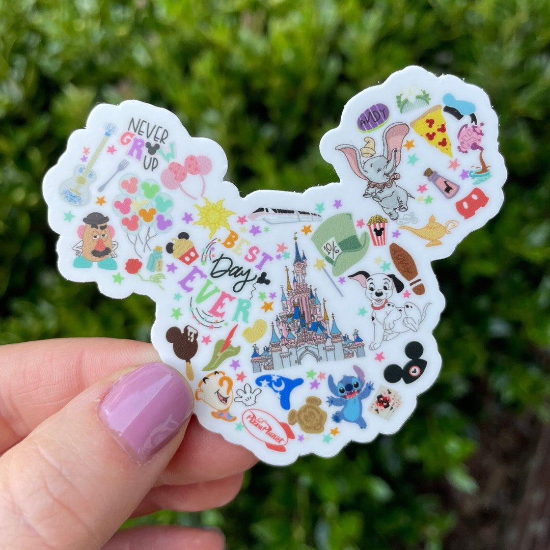 Disney Sticker, Mickey Sticker, Disney Laptop Sticker, Summer Stickers ...