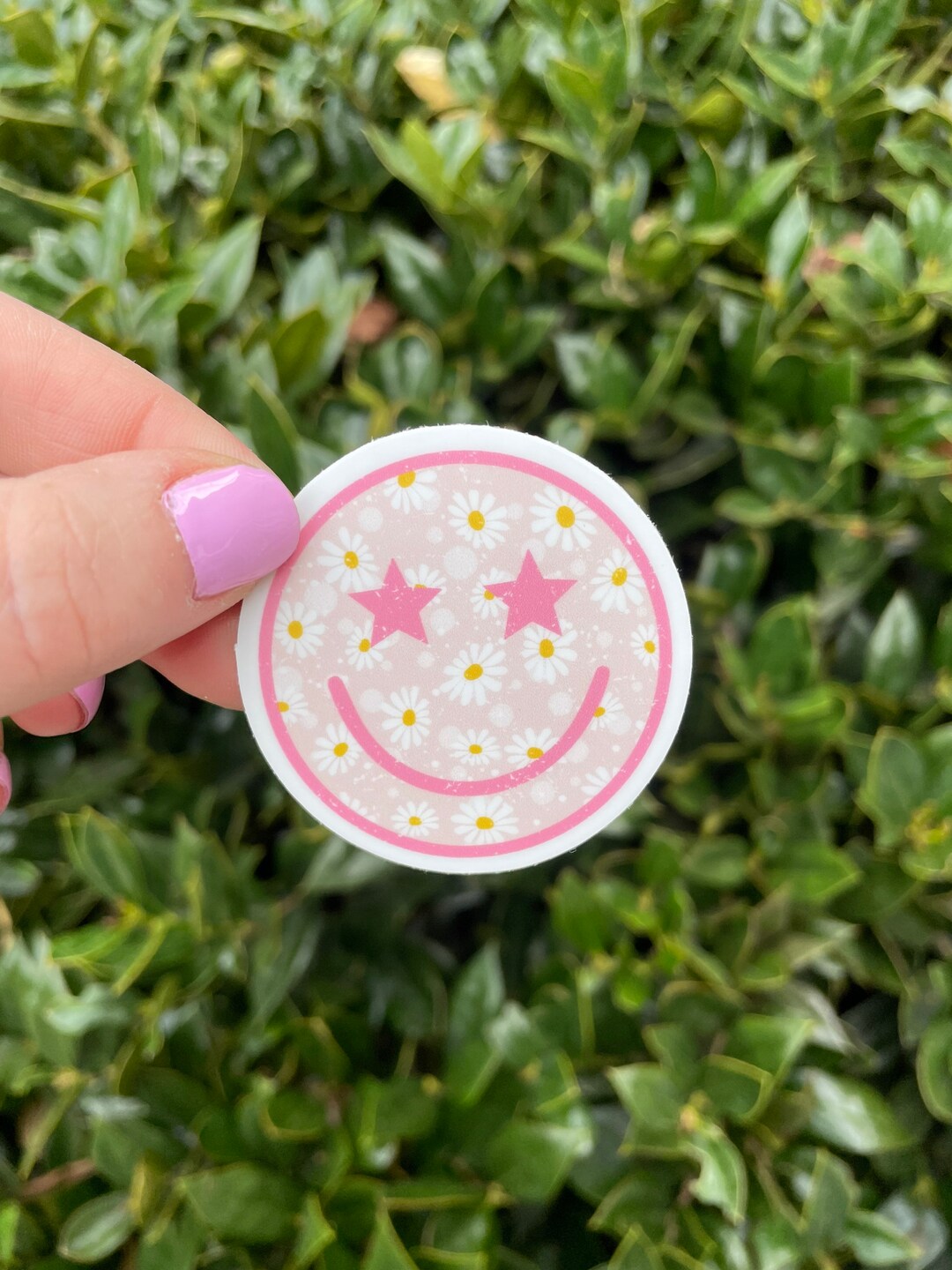 Star Smile Sticker, Happy Starry Eyes Sticker, Smile Laptop Sticker ...