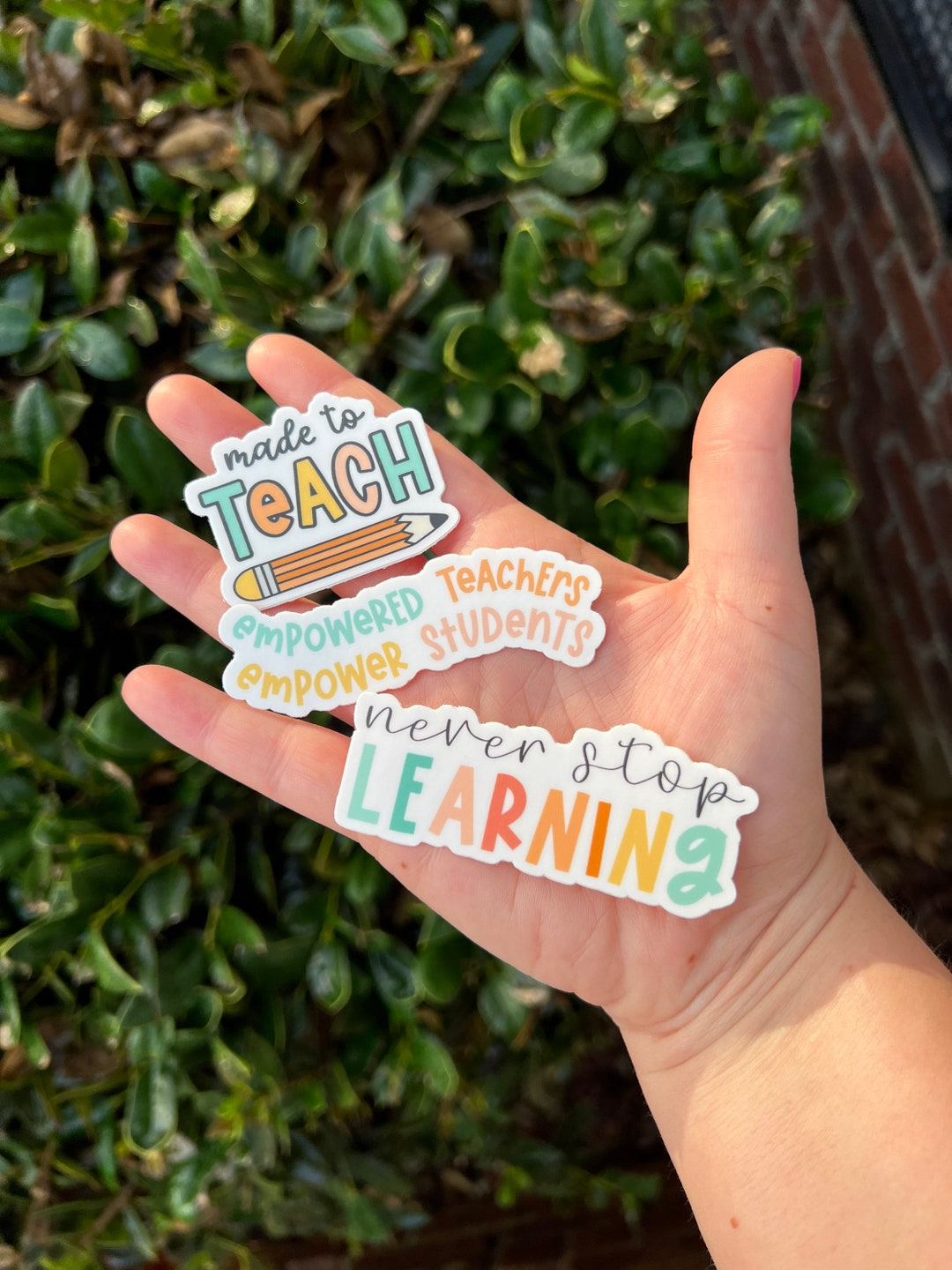 Teacher Sticker Pack, Motivation Teacher Sticker, Teacher Laptop ...