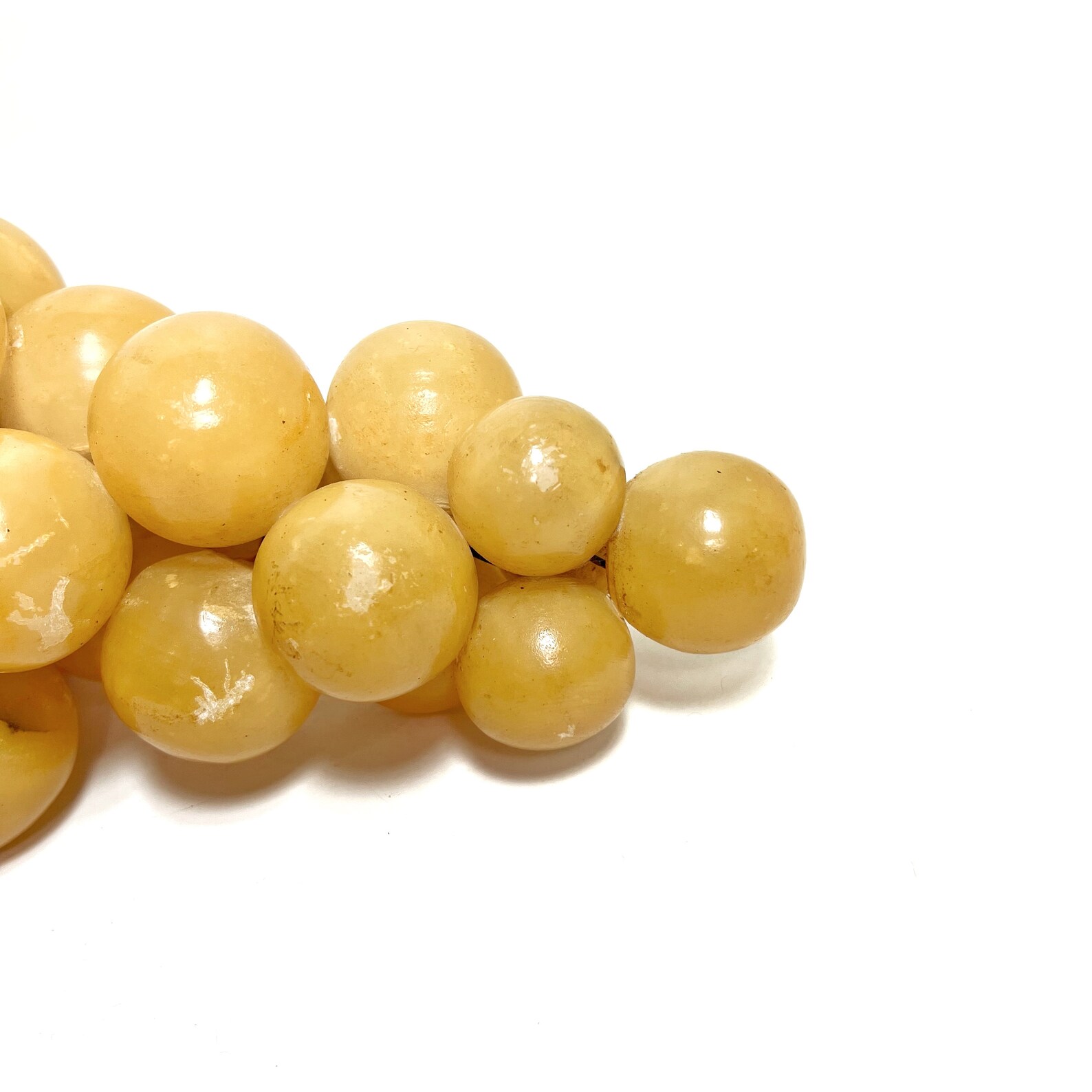 Large Vintage Italian Golden Yellow Alabaster Grape Cluster - Etsy