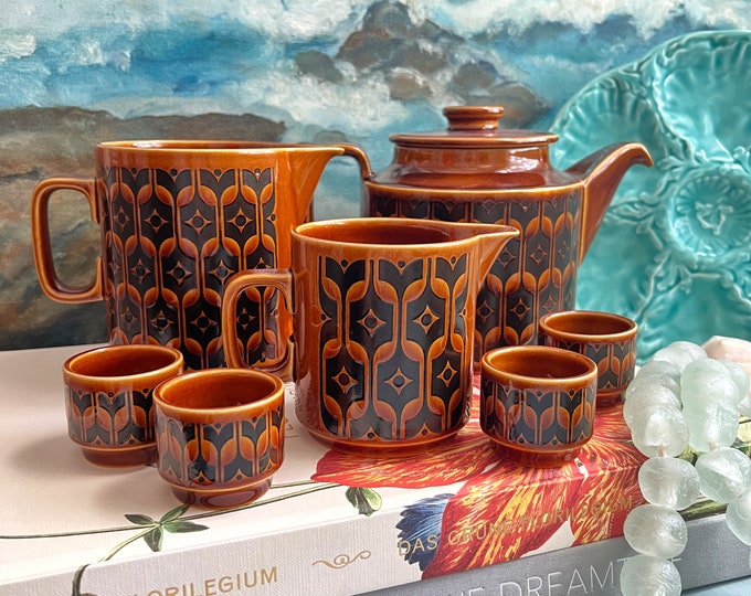 Vintage Brown Hornsea heirloom Breakfast Setmultiple Pieces Available ...