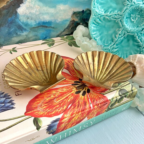 Brass Scallop Shell - Etsy