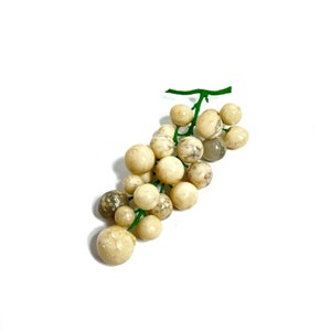 Small Vintage Italian Variegated Ivory Alabaster Grape Cluster - Etsy