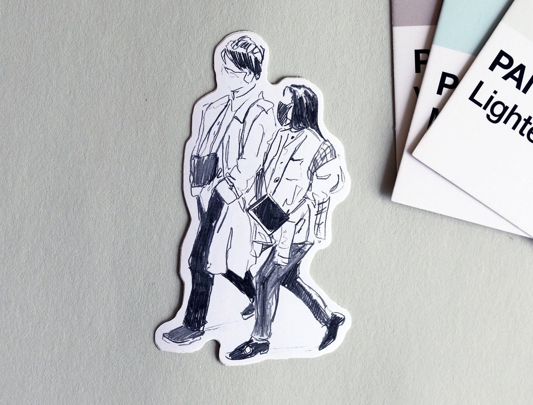 Sticker Japan Waterproof Vinyl Couple - Etsy