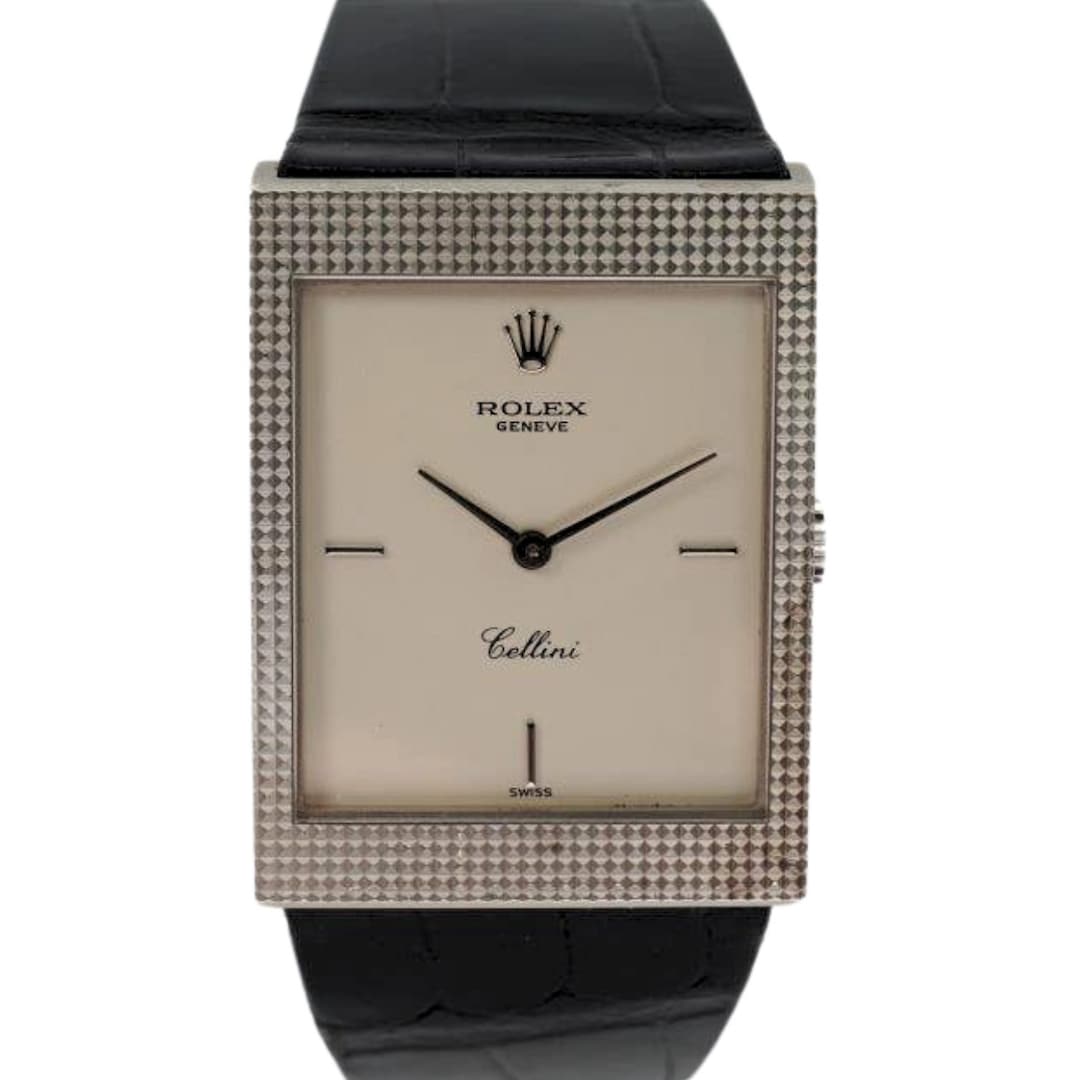 Rolex 18k White Gold Cellini Ref. 4127 Gorgeous C. 1995 - Etsy