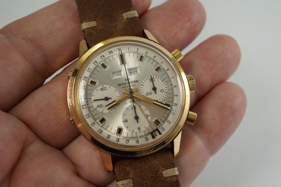 Modern Wakmann Chronograph Triple Calendar 1315.01.74… - Gem