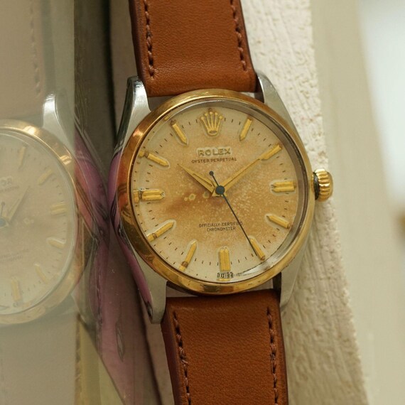 Rolex Oyster Perpetual 6564 Steel/18k Gold Steel Trop… - Gem