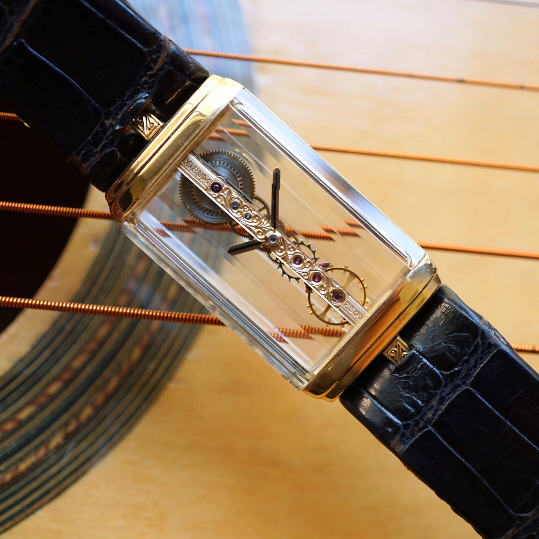 Corum 18k Gold Golden Bridge Skeleton 1315056 Rare Watch 1990s - Etsy