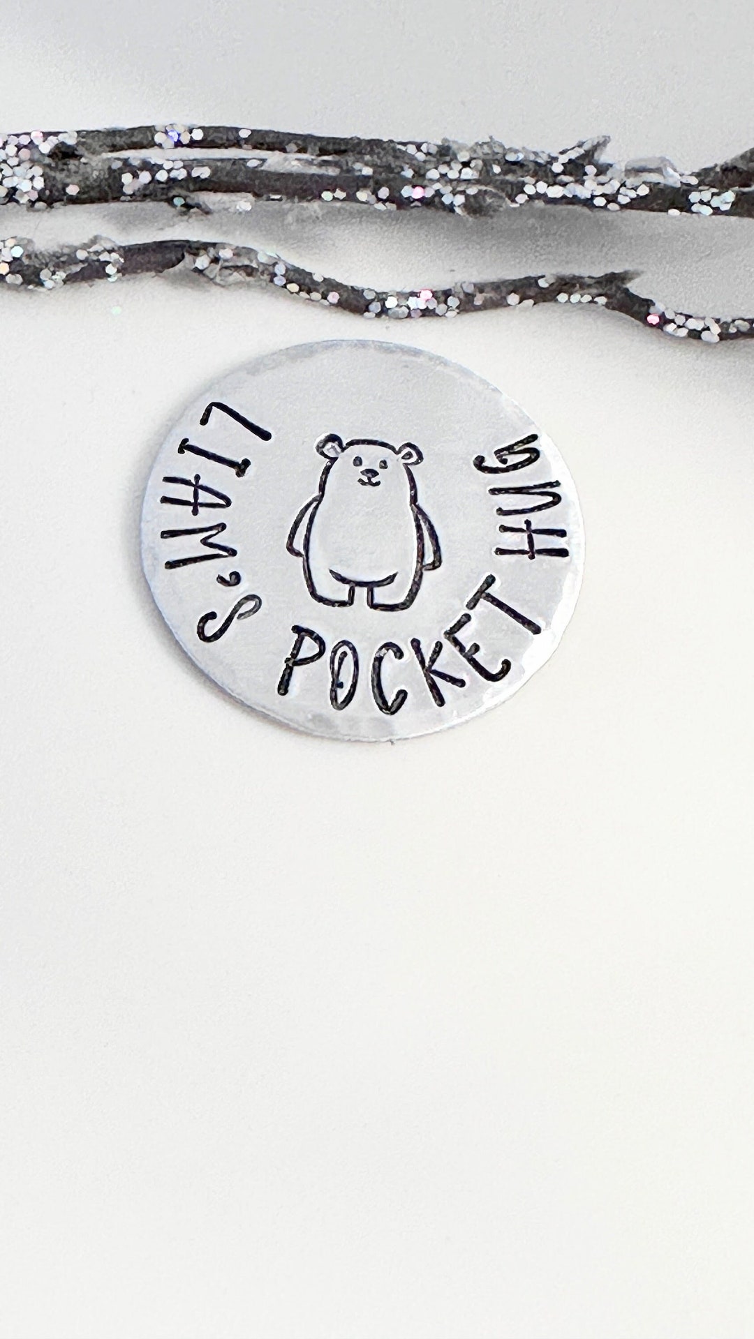 Personalized, Pocket Token, Handstamped, Gift for Him, Gift for Her ...