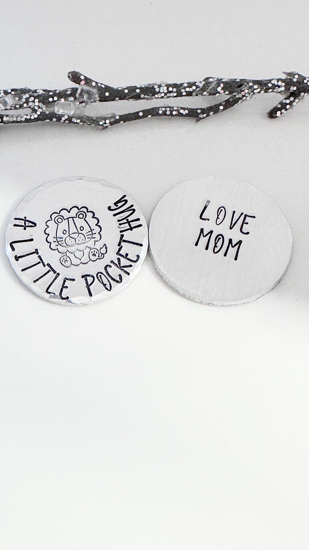 Pocket Token, Stamped, Gift for Him, Gift for Her, Pocket Hug ...