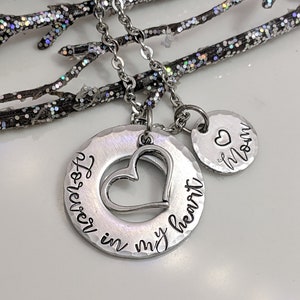 Remembrance Necklace - Memorial Jewelry - Loss Jewelry - Sympathy Gift ...