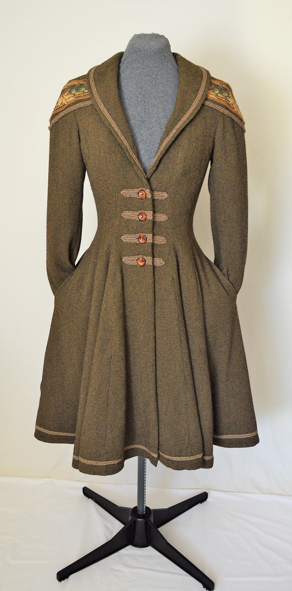 Victorian Corset Coat Lagenlook Shabby Coat Steampunk Coat | Etsy