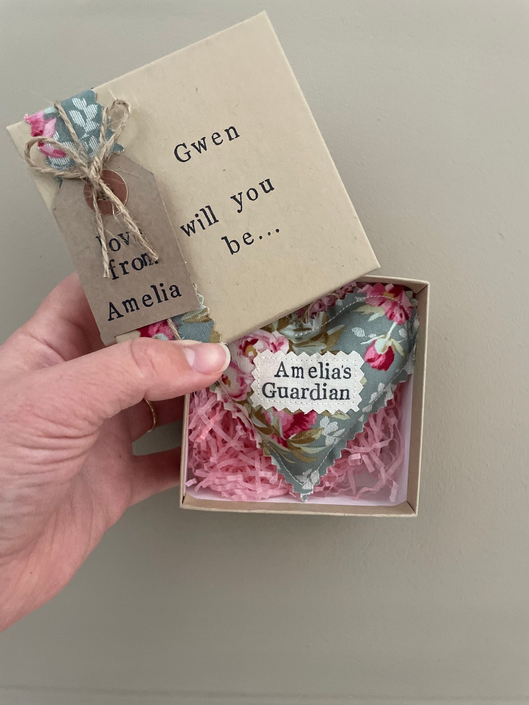 Will You Be My Guardian Gift | Guardian Keepsake | Guardian Thank You ...