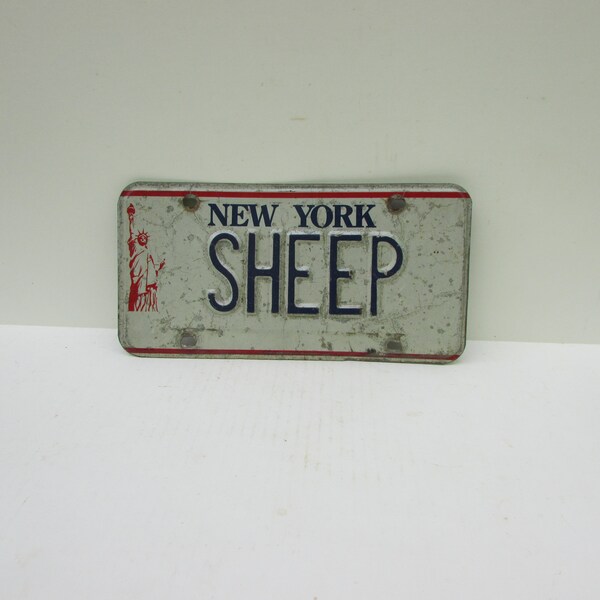 Sheep License Plates - Etsy