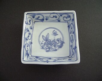 Japanese Rabbit Plate - Etsy