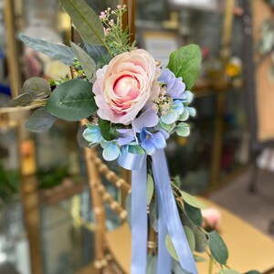 Pink Blue Spa Mint rustic Wedding Aisle Marker Pew Chair Arch - Etsy