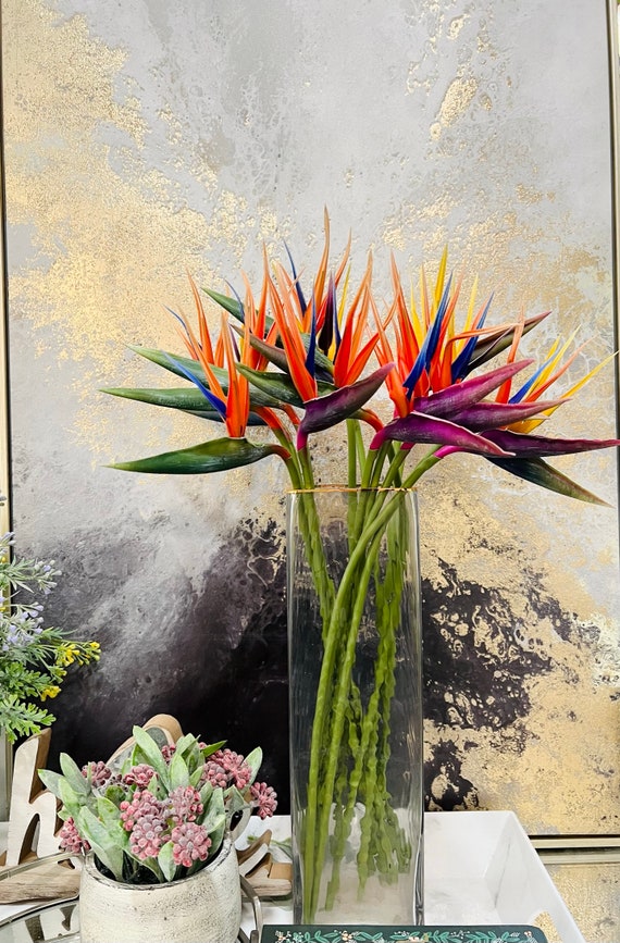 Artificial bird of paradise plant store