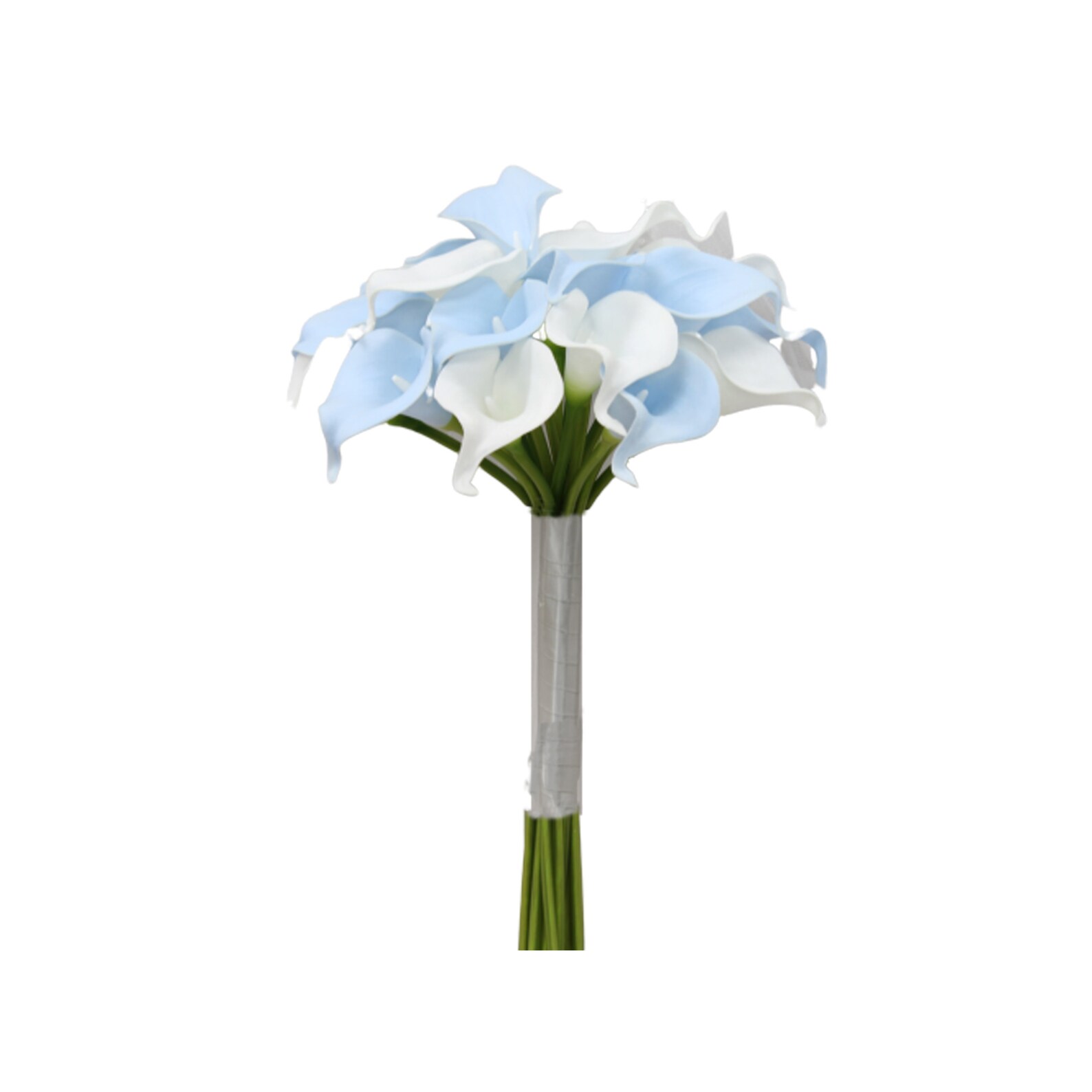 Real Touch Calla Lily Ice Blue Grey or Gold Theme Wedding | Etsy