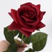 Real Touch Rose-17inch Long Stem Deep Red centerpiece Bouquet - Etsy Canada
