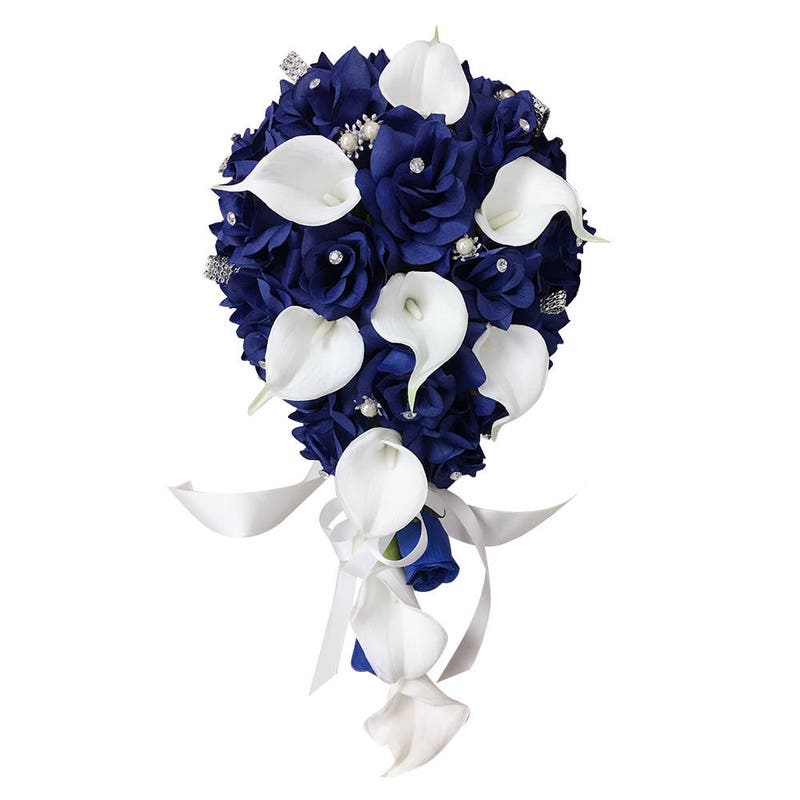 Cobalt Blue Bouquet - Etsy