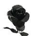 Black Magic Silk Rosebud Long Stem Glittered Trims - Etsy