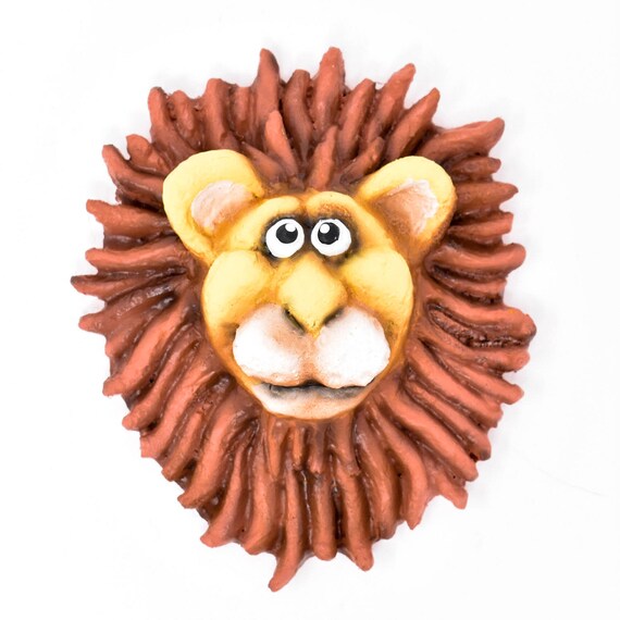 Lion Magnet Kitchen & Dining Kitchen Décor Refrigerator Magnets etna.com.pe