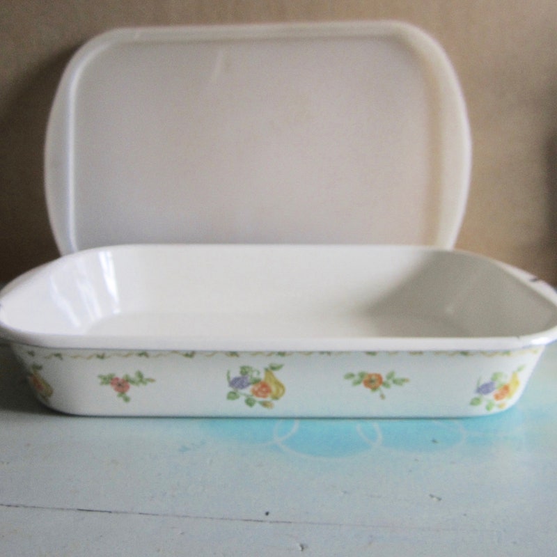 Enamel Pan With Lid - Etsy