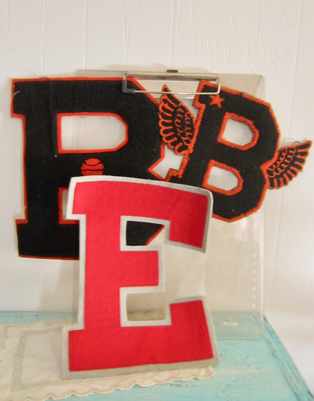 Vintage Chenille Patch Letter Patch High School Patch Initial - Etsy
