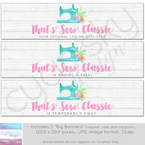 Sewing Machine Shop Branding Banners, Avatar Icons, Business Card, Logo ...