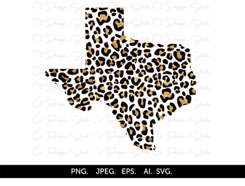 Texas Leopard Print - Etsy