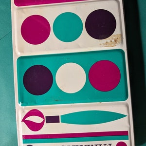 Vintage German Watercolor Paint Set With Cool Graphics Tin Case - Etsy