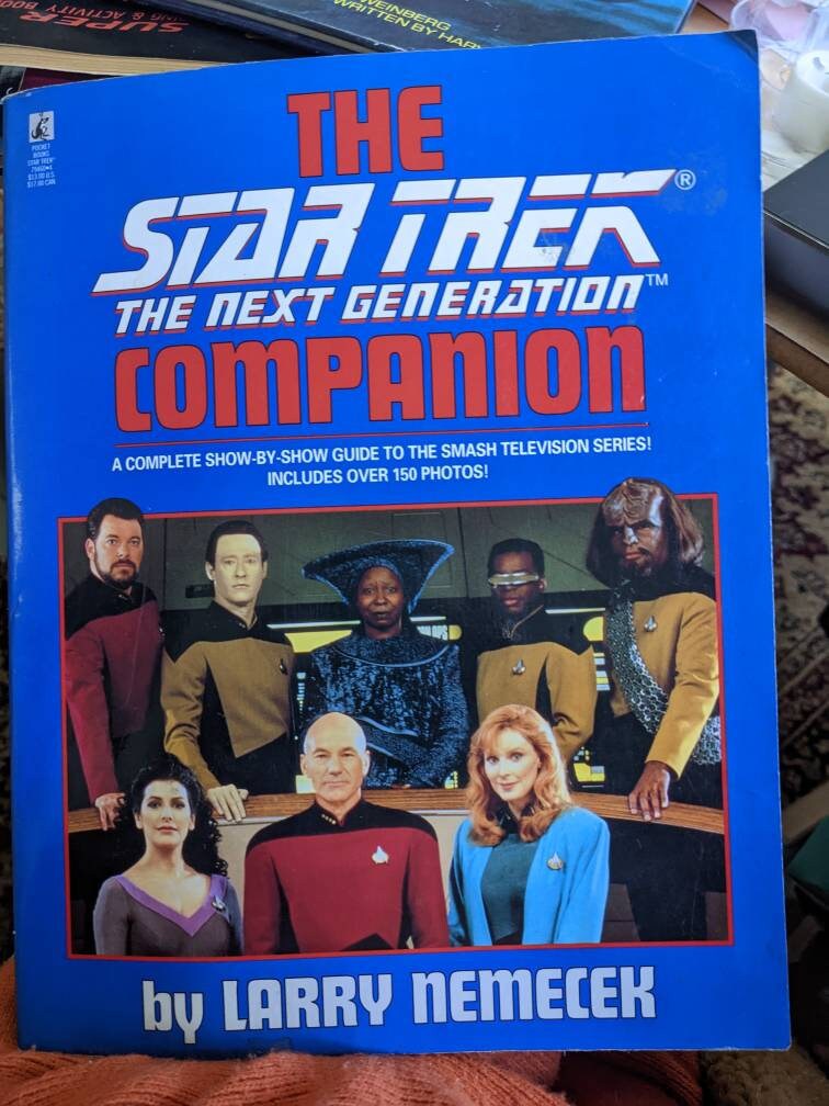 Star Trek the Next Generation Softcover Huge Book for Star Trek Fans ...