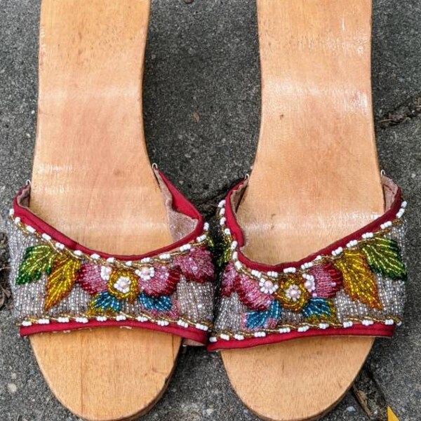 Beaded Sandals - Etsy