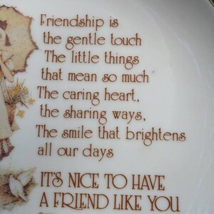 Holly Hobby Friendship Plate Lasting Memories 1976 - Etsy