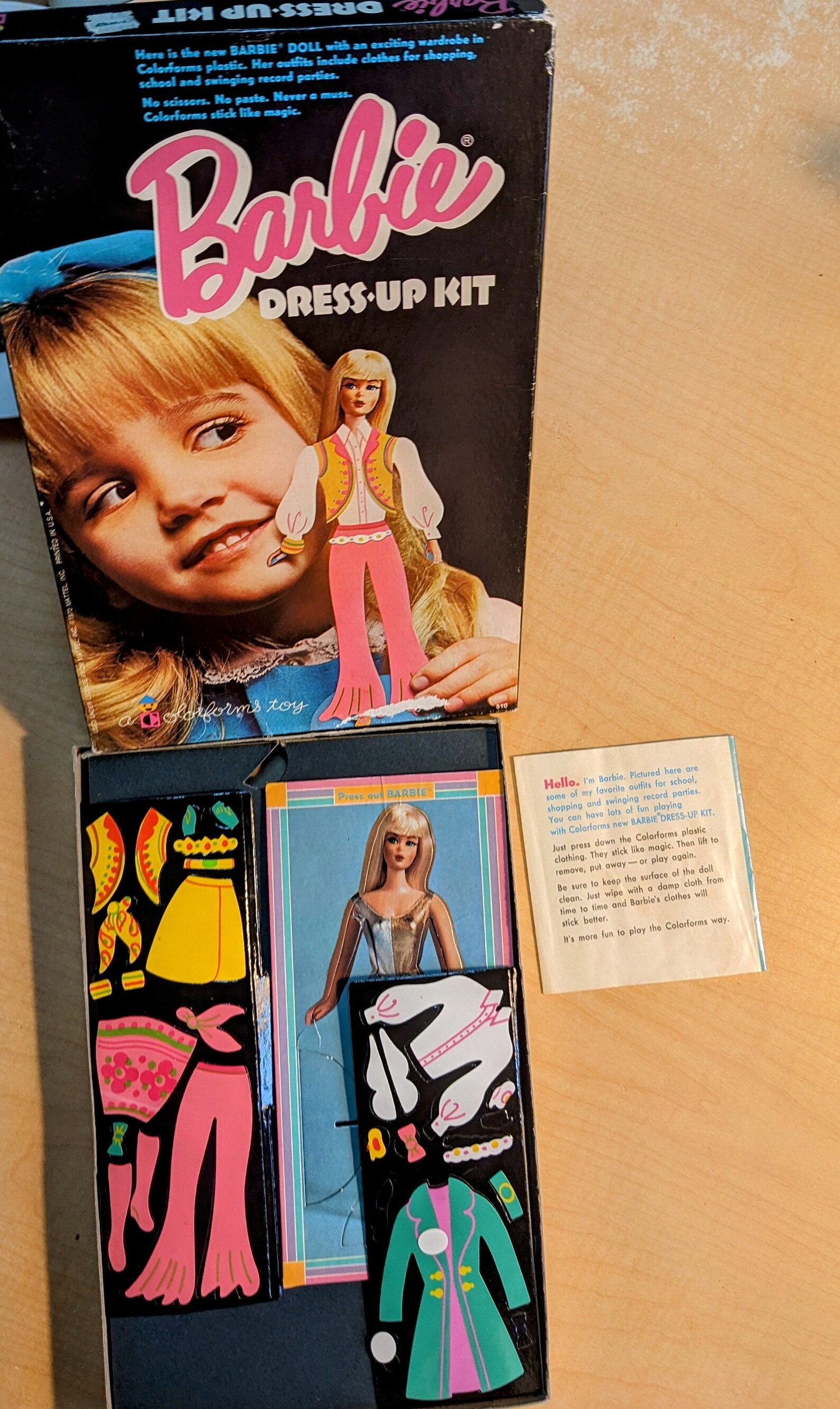 Barbie Colorforms Dress up Kit - Etsy