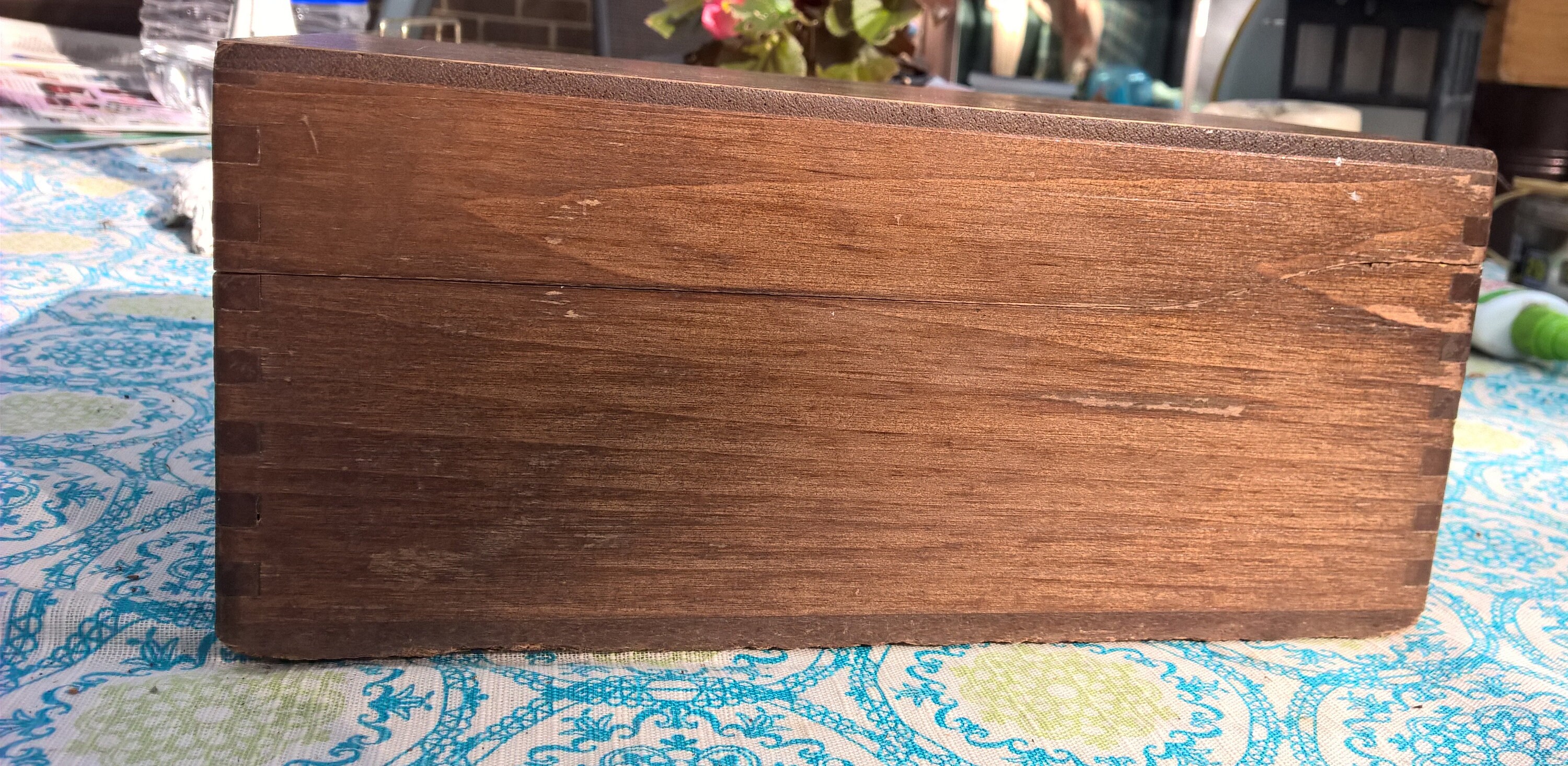 Wooden Library Card File Box Vintage Storage Box Original Wood | Etsy