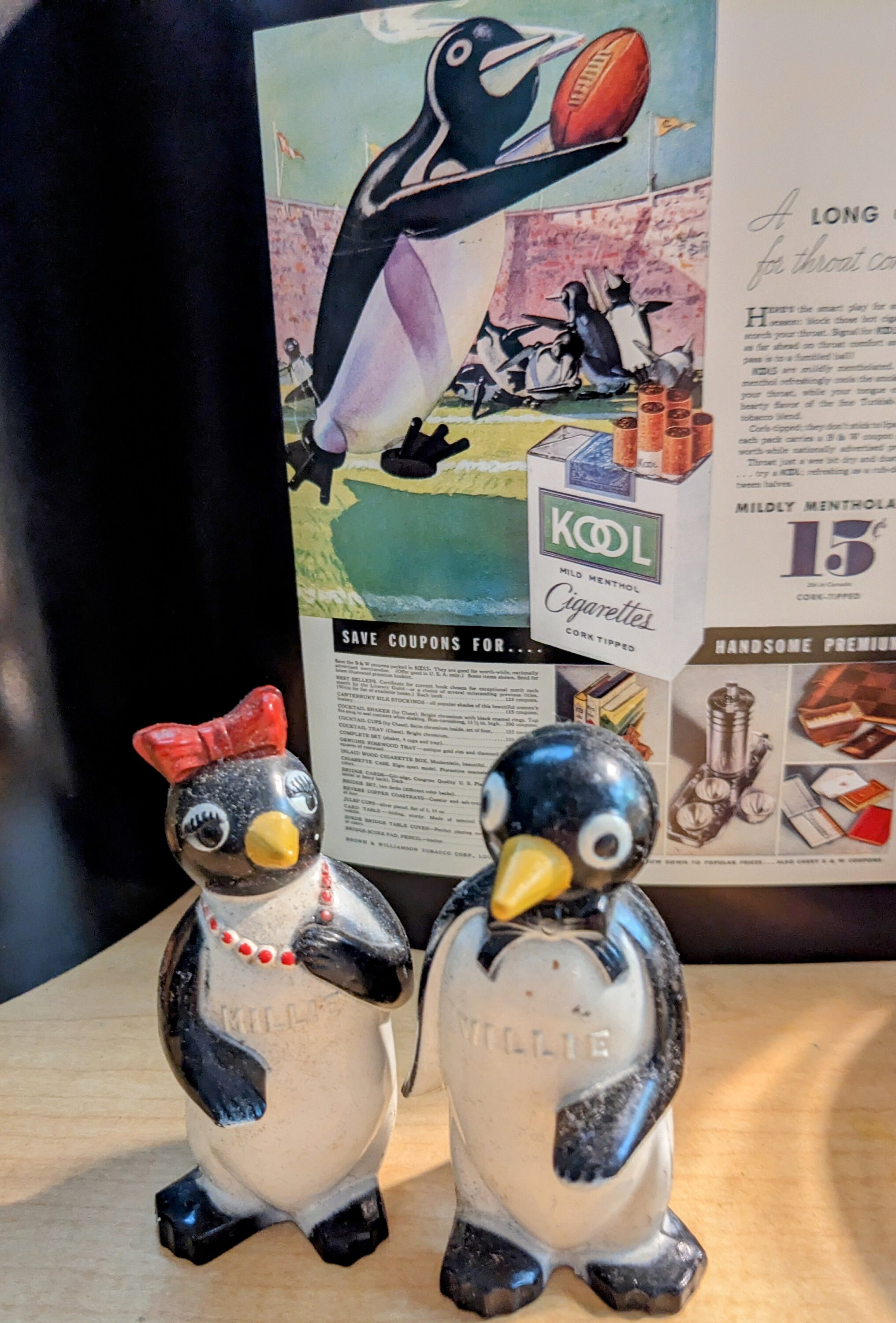 Vintage Chilly Willie & Millie Penguin Salt and Pepper Shakers - Etsy