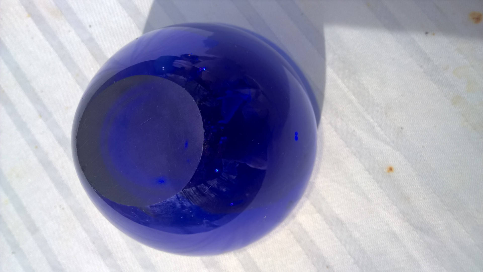 Glass Apple Cobalt Blue perfect for favorite Teacher - Etsy.de