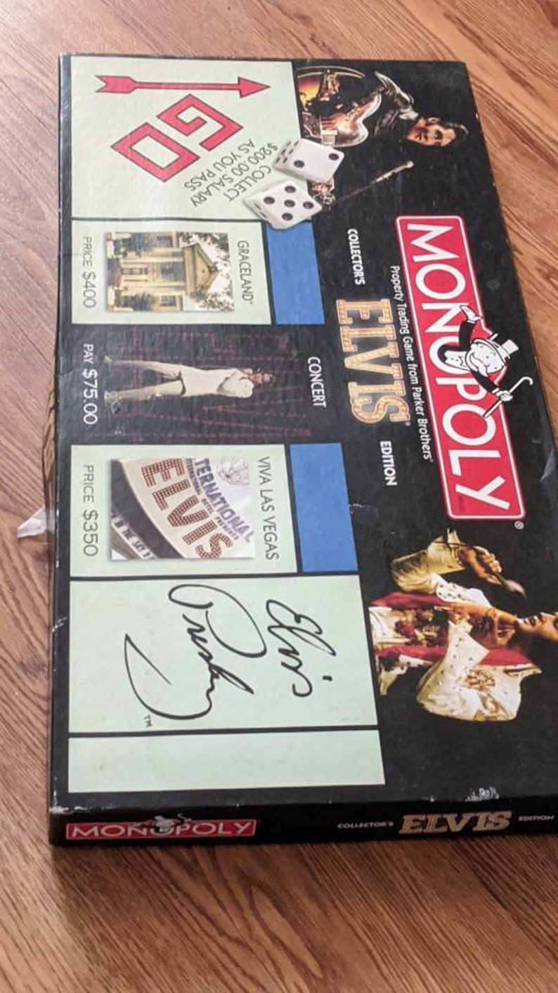 Elvis Monopoly Game Complete Boxed Set | Etsy