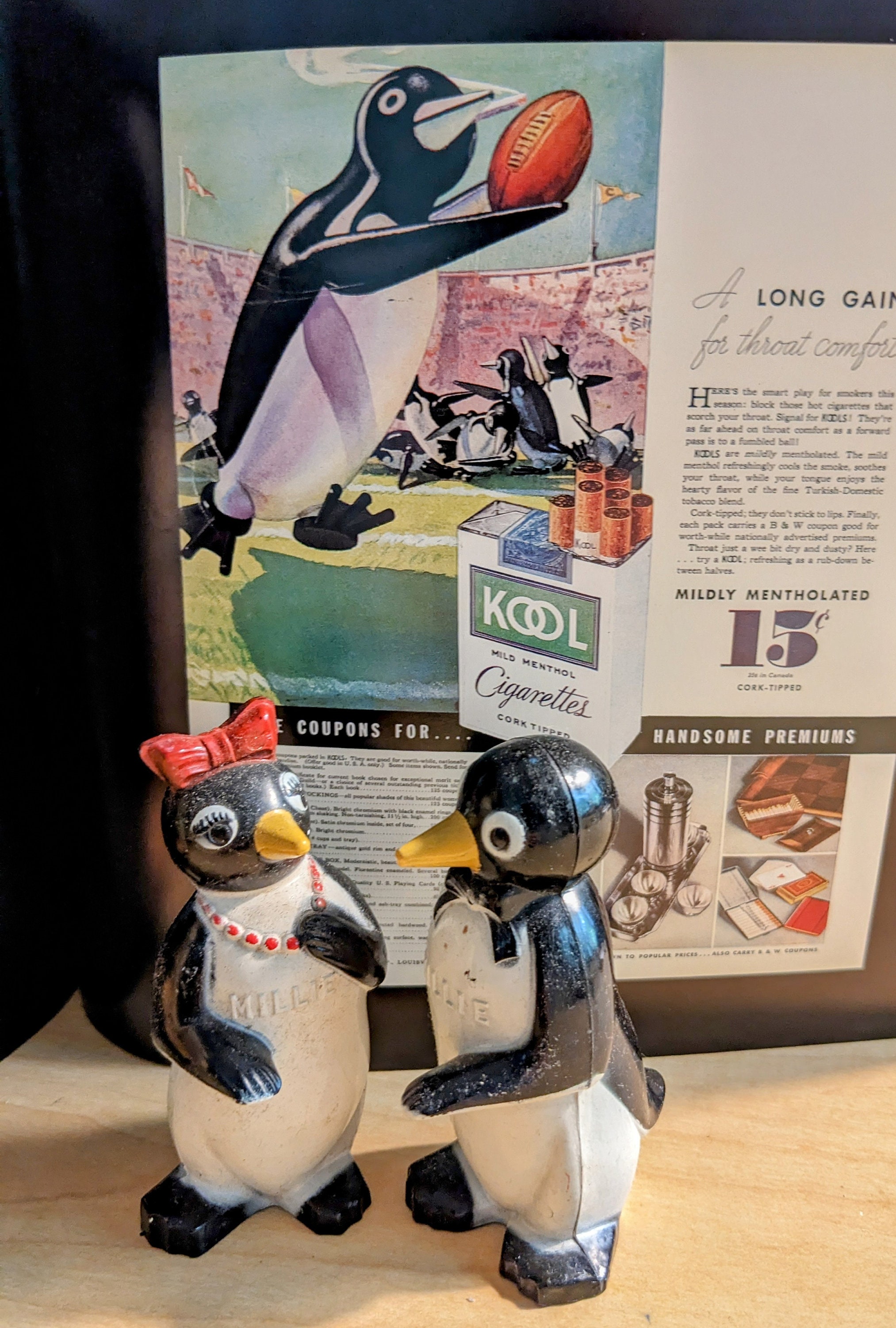 Chilly Willie and Millie KOOL Penguins Salt and Pepper Set of 2 - Etsy