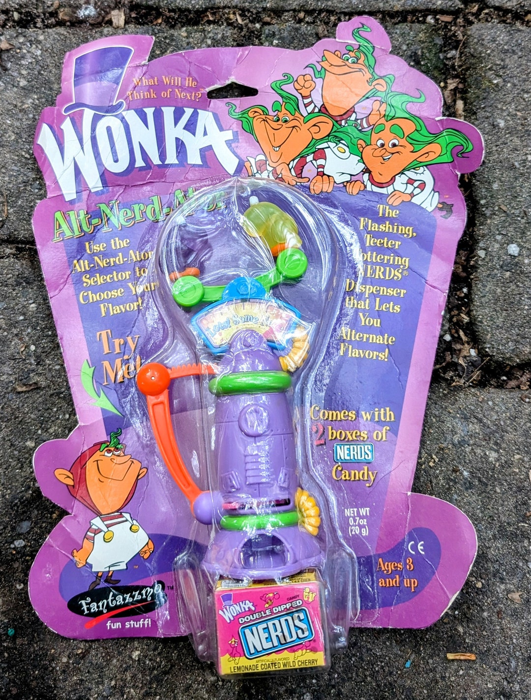 Willy Wonka Nerds Dispenser Crazy Silly What Will Wonka Think of Next ...