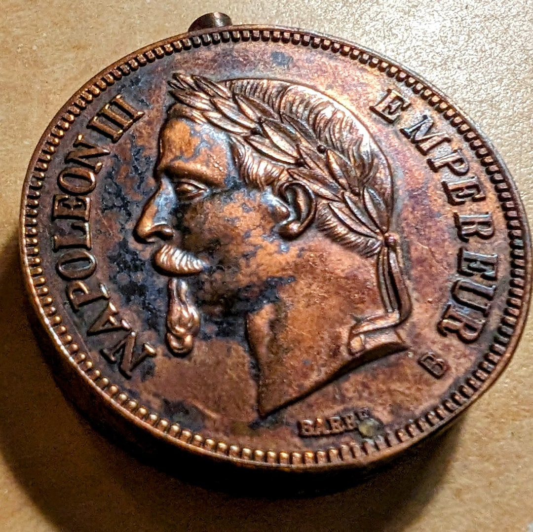 Cigar Lighter Napoleon Coin so Interesting and Unusual Vintage - Etsy