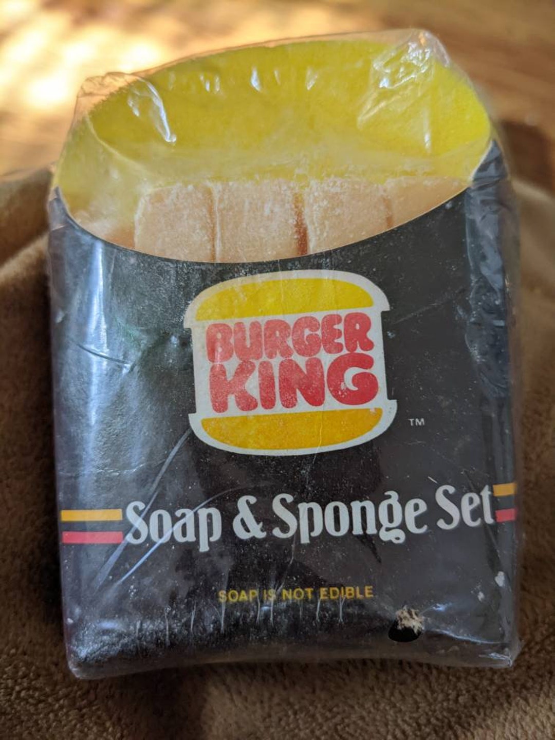 Burger King Soap And Sponge Vintage Toy Promotional Item Fake Food New