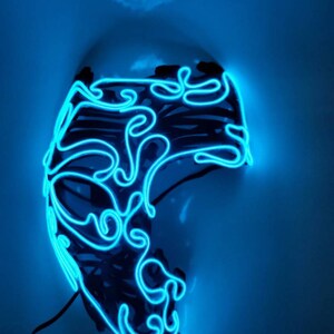 Phantom EL Wire Mask - Etsy